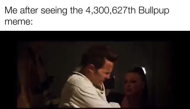 Me after seeing the 4,300,627th Bullpup meme: - iFunny