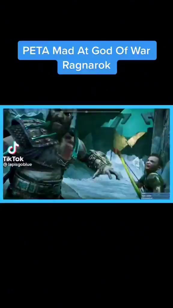 PETA Mad At God Of War Ragnarok - iFunny