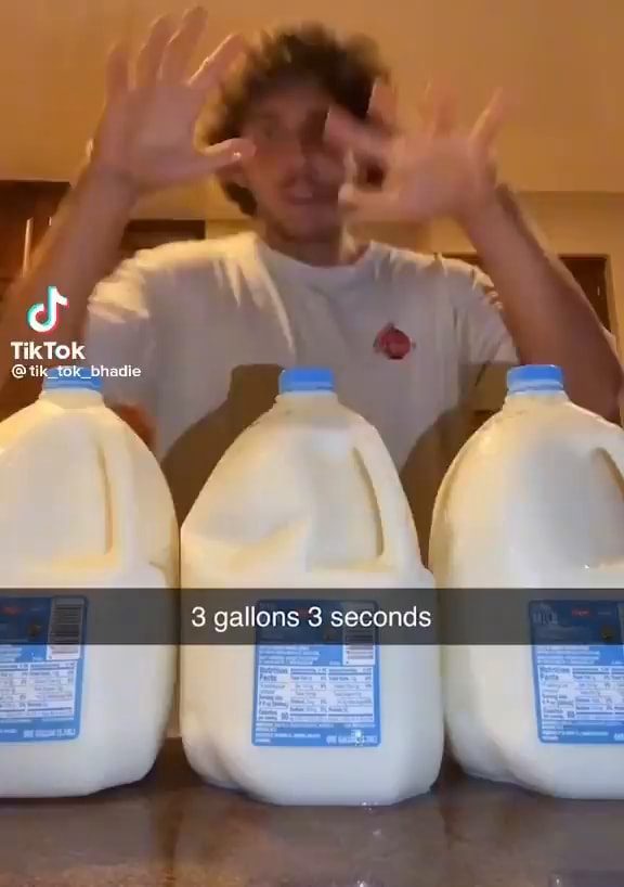 TikTok gallons 3 seconds - iFunny