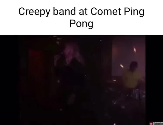 Creepy band at Comet Ping Pong - iFunny