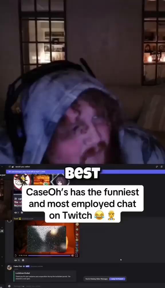 _Best CaseOh's has the funniest and most employed chat on Twitch - iFunny