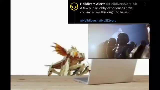 Helldivers Alerts A few public lobby d met - iFunny