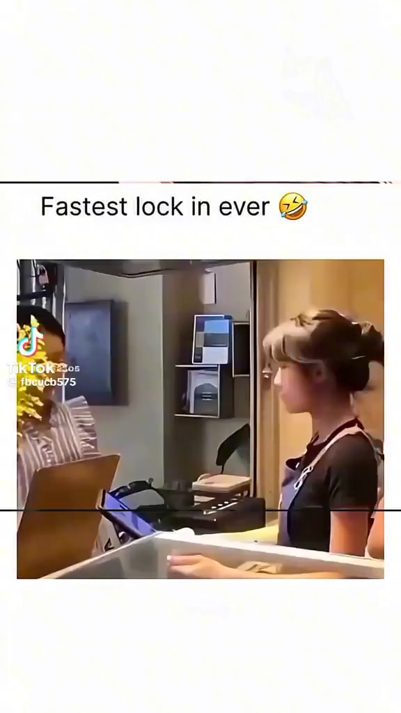 Fastest lock in ever - iFunny