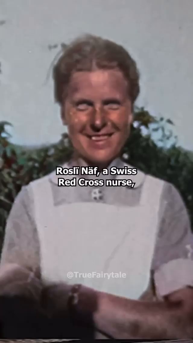 Rosli Naf, a Swiss Red Cross nurse, - iFunny