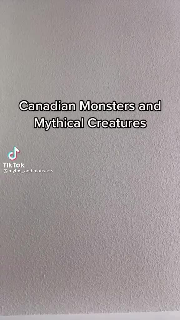 Canadian Monsters and Mythical Creatures cS TikTok myihs and.menstcr ...