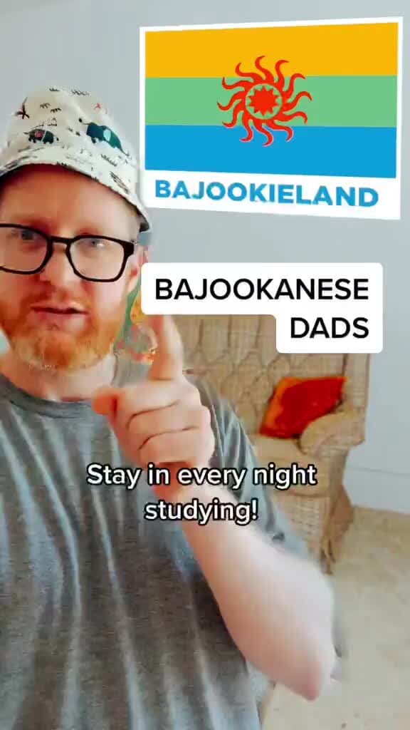 BAJOOKANESE DADS Stay in every night studying! - iFunny