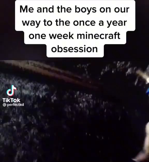 Me and the boys on our way to the once a year one week minecraft ...