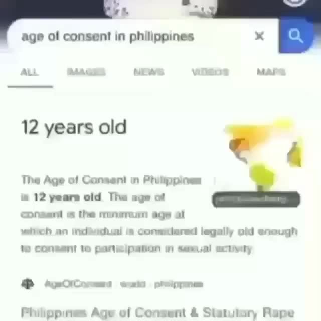 Age Ol Consent In Philippines 12 Years Old The Age Of Cansent In