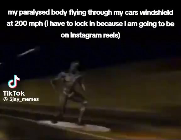 My paralysed body flying through my cars windshield at 200 mph (i have ...