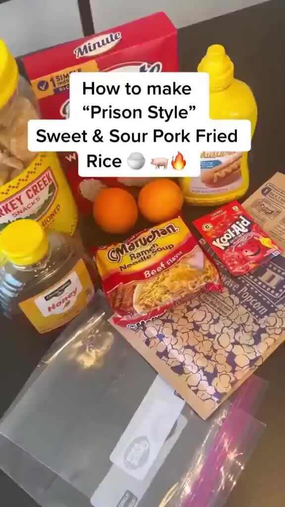How to make "Prison Style" Sweet & Sour Pork Fried Rice - iFunny