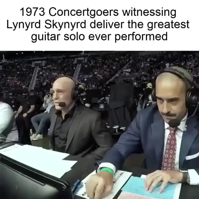 1973 Concertgoers witnessing Lynyrd Skynyrd deliver the greatest guitar ...