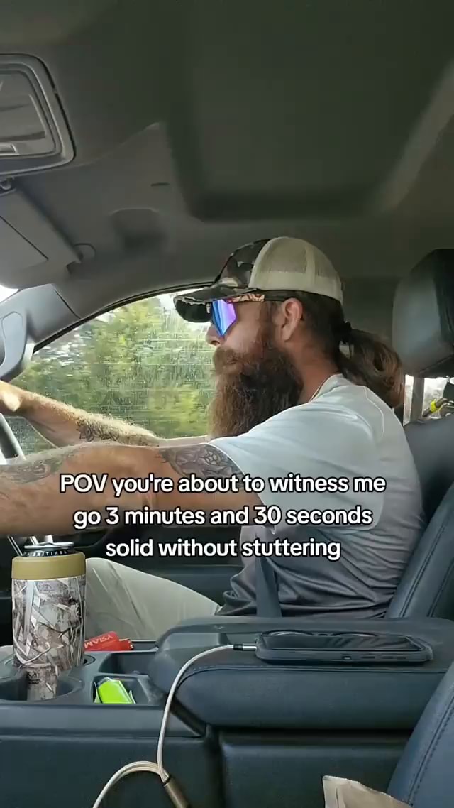 POV you're about to witness me go 3 minutes and 30 seconds solid ...