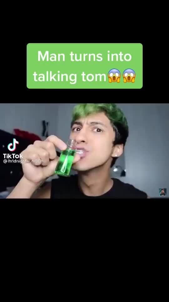 Man turns into talking tom@@ TikTOK - iFunny