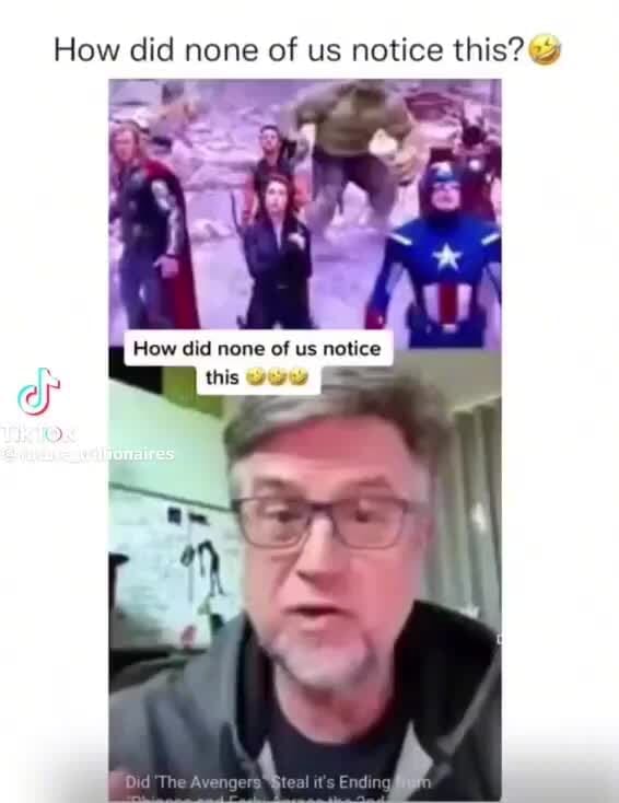 How did none of us notice this? The Avengerp - iFunny