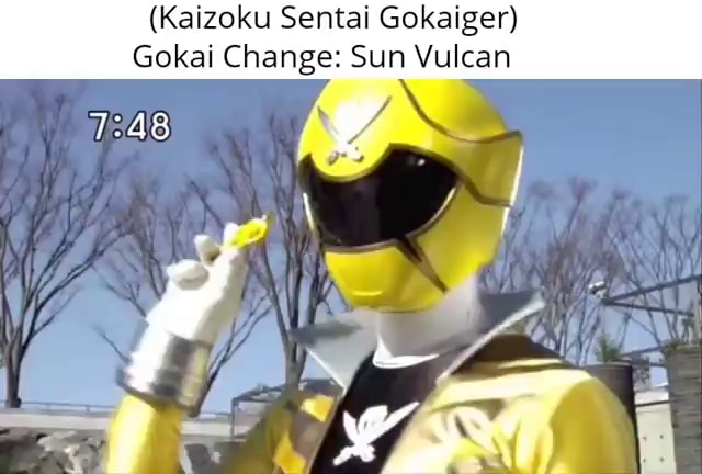 (Kaizoku Sentai Gokaiger) Gokai Change: Sun Vulcan - iFunny