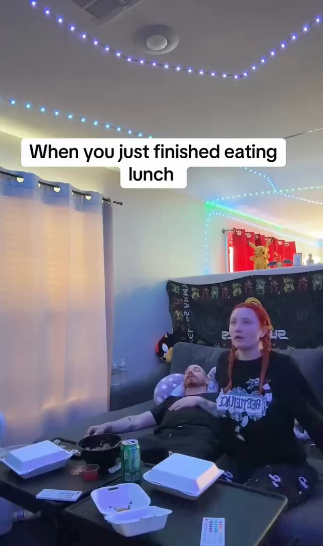 When you just finished eating lunch - iFunny