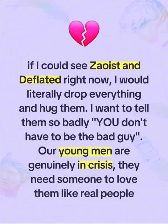 Ww if I could see Zaoist and Deflated right now, I would literally drop ...