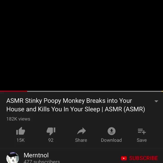 ASMR Stinky Poopy Monkey Breaks into Your House and Kills You In Your ...