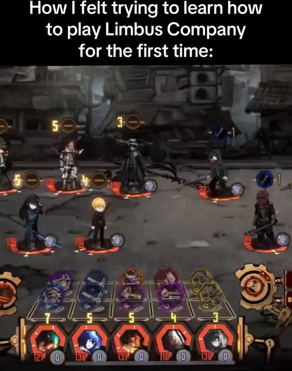 How I felt trying to learn how to play Limbus Company for the first ...