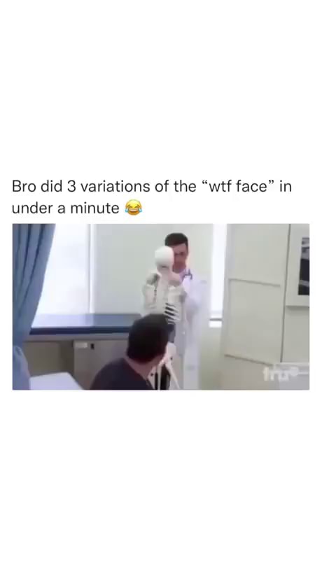 Bro did 3 variations of the "wtf face" in under a minute ww - iFunny
