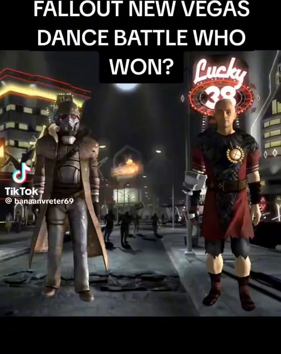 FALLOUT NEW VEGAS DANCE BATTLE WHO WON? TikTok - iFunny