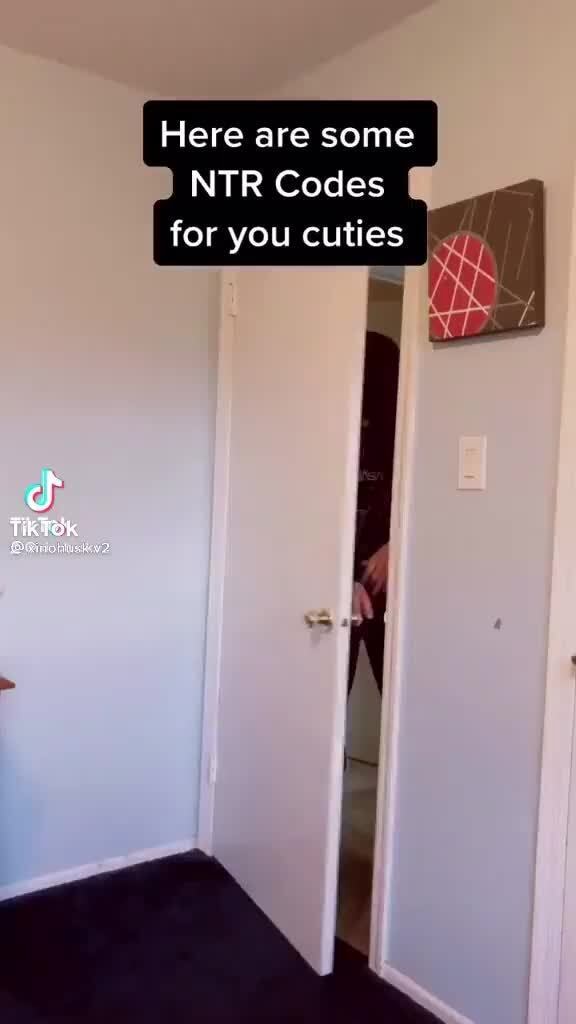 Here are some NTR Codes for you cuties - iFunny