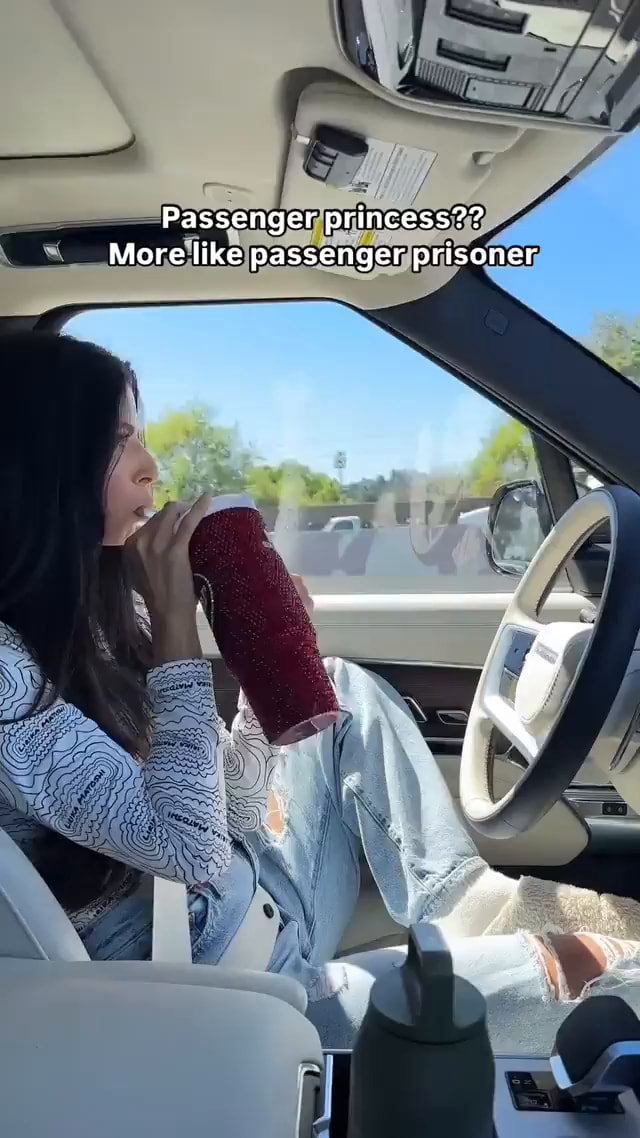 Passenger princess?? More like passenger prisoner - iFunny