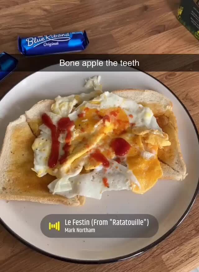 Bone apple the teeth Festin (From "Ratatouille") - iFunny