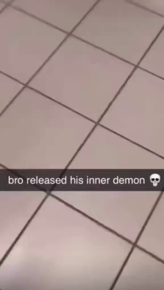 Bro released his inner demon - iFunny
