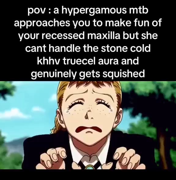 Pov :ahypergamous mtb approaches you to make fun of your recessed ...