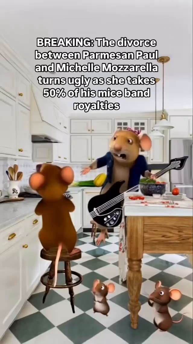 BREAKING: The divorce between Parmesan Paul and Michelle Mozzarella ...