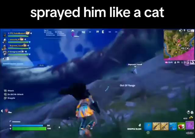 Sprayed him like a cat - iFunny