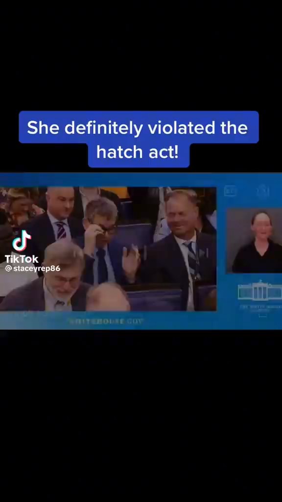 Trump Memes - She definitely violated the hatch act! cf TikTok ...