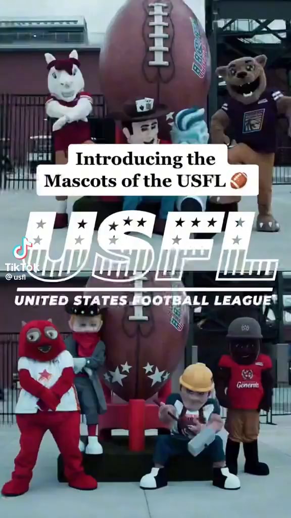 Introducing the Mascots of the USFL @ UNITED STATES FCOTBALL LEAGUE ...