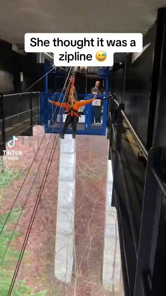 She thought it was a S zipline bed TikTok - iFunny
