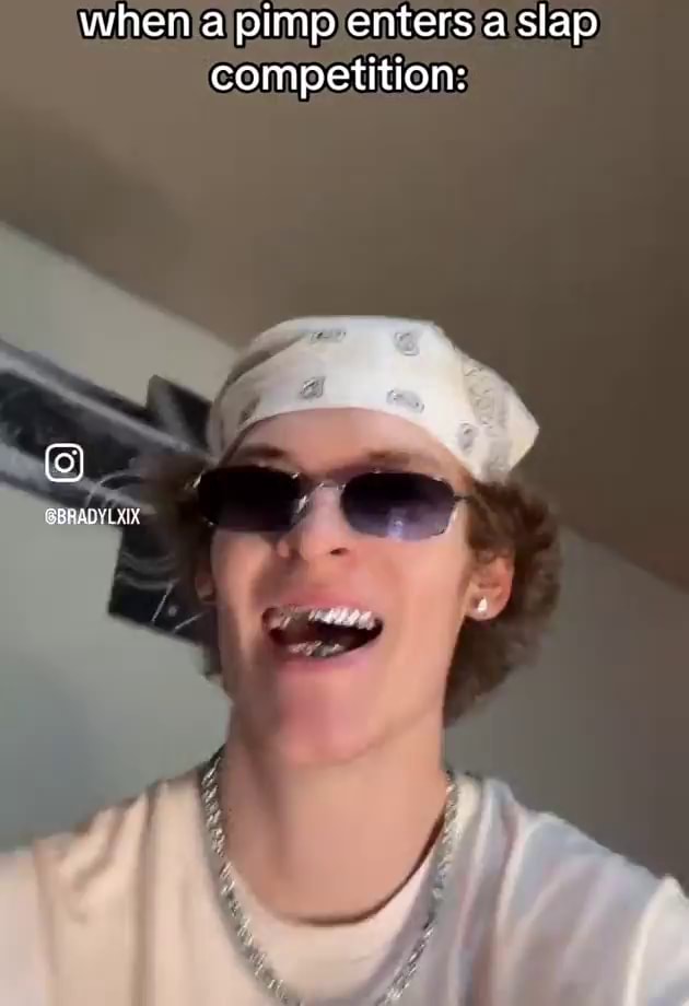 When a pimp enters a slap competition: - iFunny