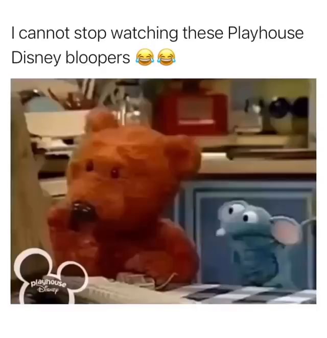 I cannot stop watching these Playhouse Disney bloopers - iFunny