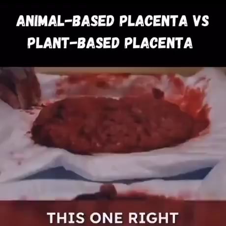ANIMAL-BASED PLACENTA VS PLANT-BASED PLACENTA THIS ONE RIGHT - America ...