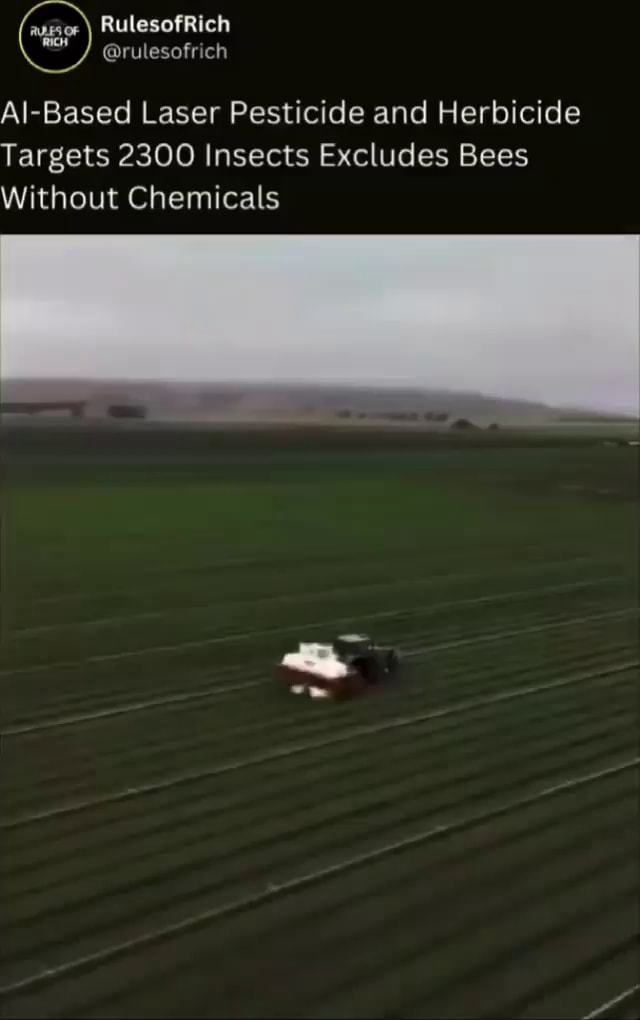 Al-Based Laser Pesticide and Herbicide Targets 2300 Insects Excludes ...