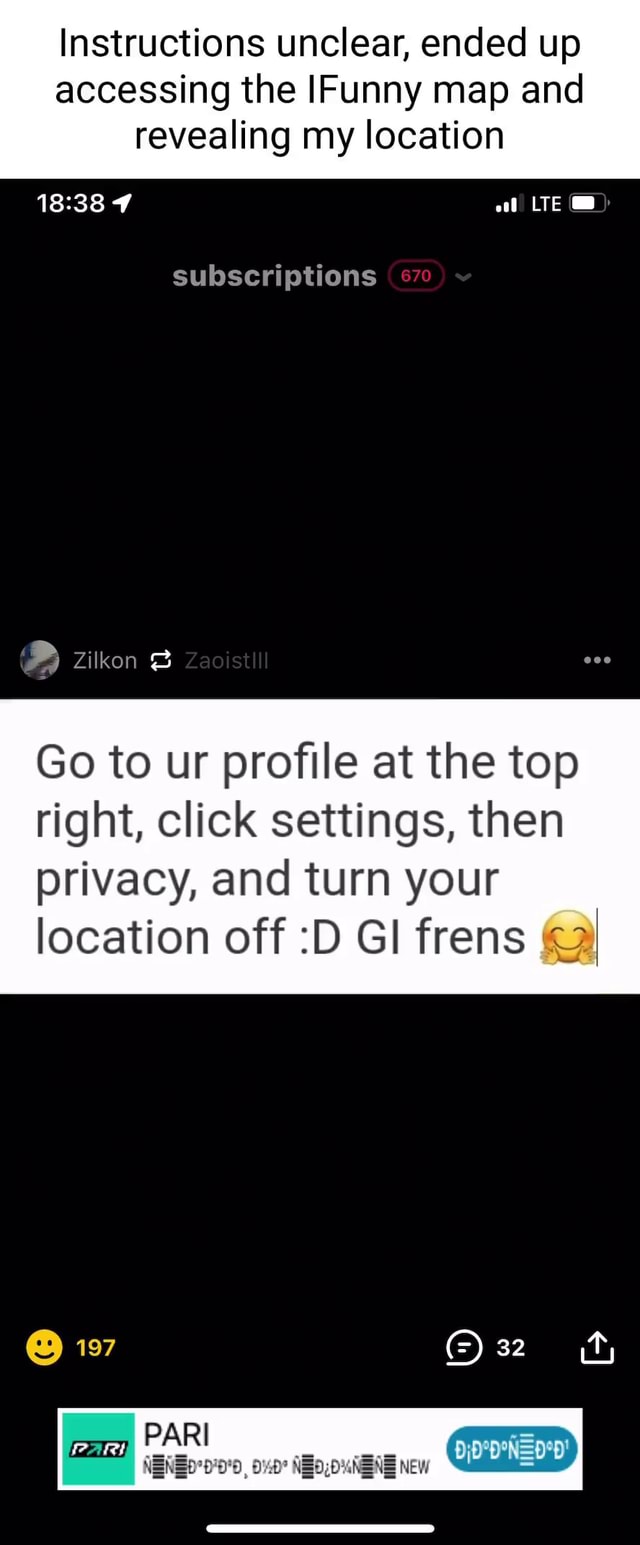 Instructions unclear, ended up accessing the Funny map and revealing my ...