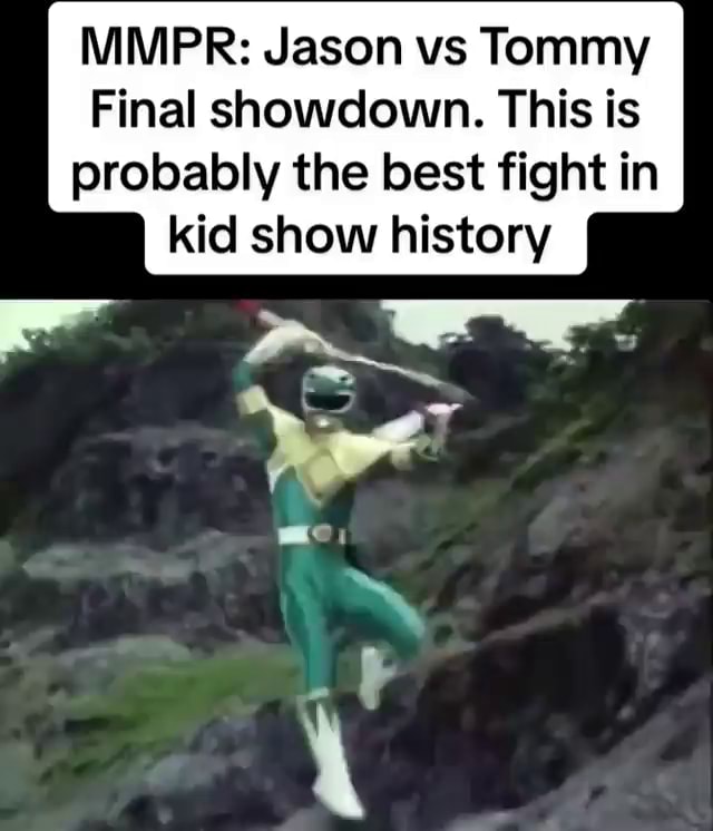 MMPR: Jason vs Tommy Final showdown. This is probably the best fight in ...