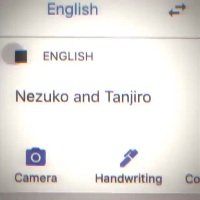 Nezuko and Tanjiro Handwriting = - iFunny