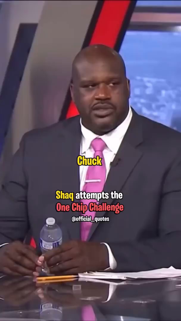 Shaq attempts the One Chi hallenge @official quotes - iFunny