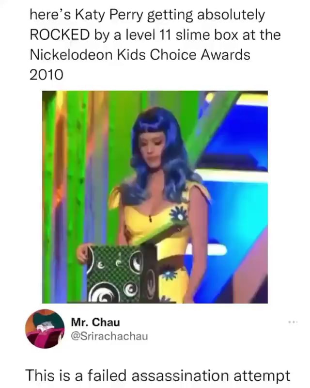 Here's Katy Perry getting absolutely ROCKED by a level 11 slime box at ...