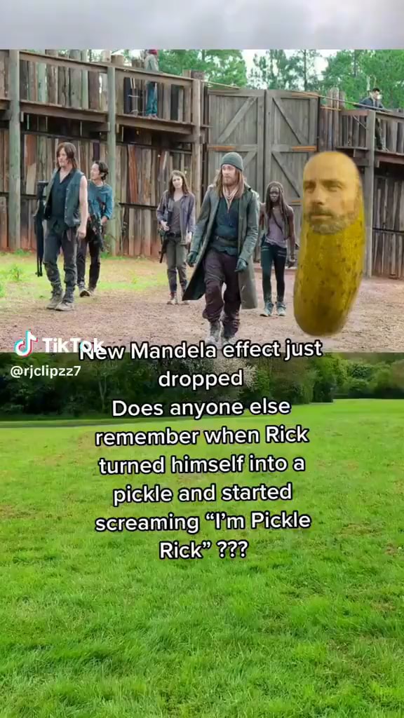 TikTAKy Mandela effect just @rjclipzz7 dropped Does anyone else remember when Rick turned ...