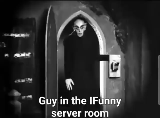 Guy in the Funny server room - iFunny