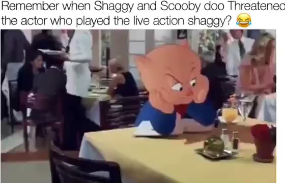 Remember when Shaggy and Scooby doo Thr the actor who played the live ...
