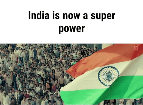 India is now a super power - India is now a super power - iFunny