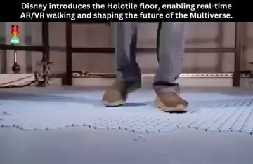 Disney introduces the Holotile floor, enabling real-time walking and ...