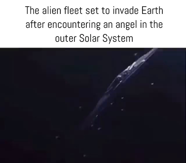 The alien fleet set to invade Earth after encountering an angel in the ...